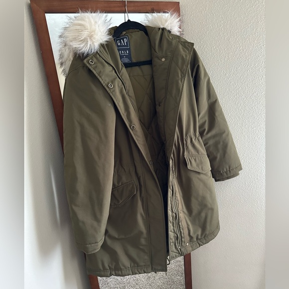 GAP | Jackets & Coats | Gap Army Green Winter Parka | Poshmark